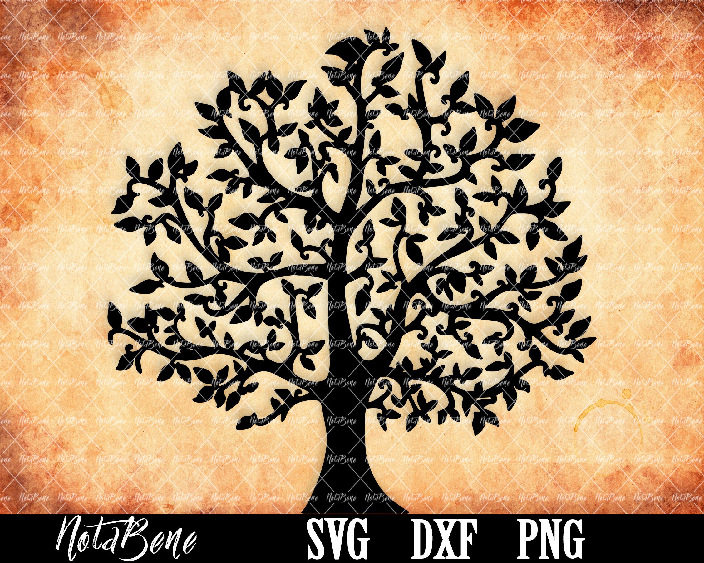 Tree SVG Family Tree Svg Family Svg Tree Monogram Family - Etsy
