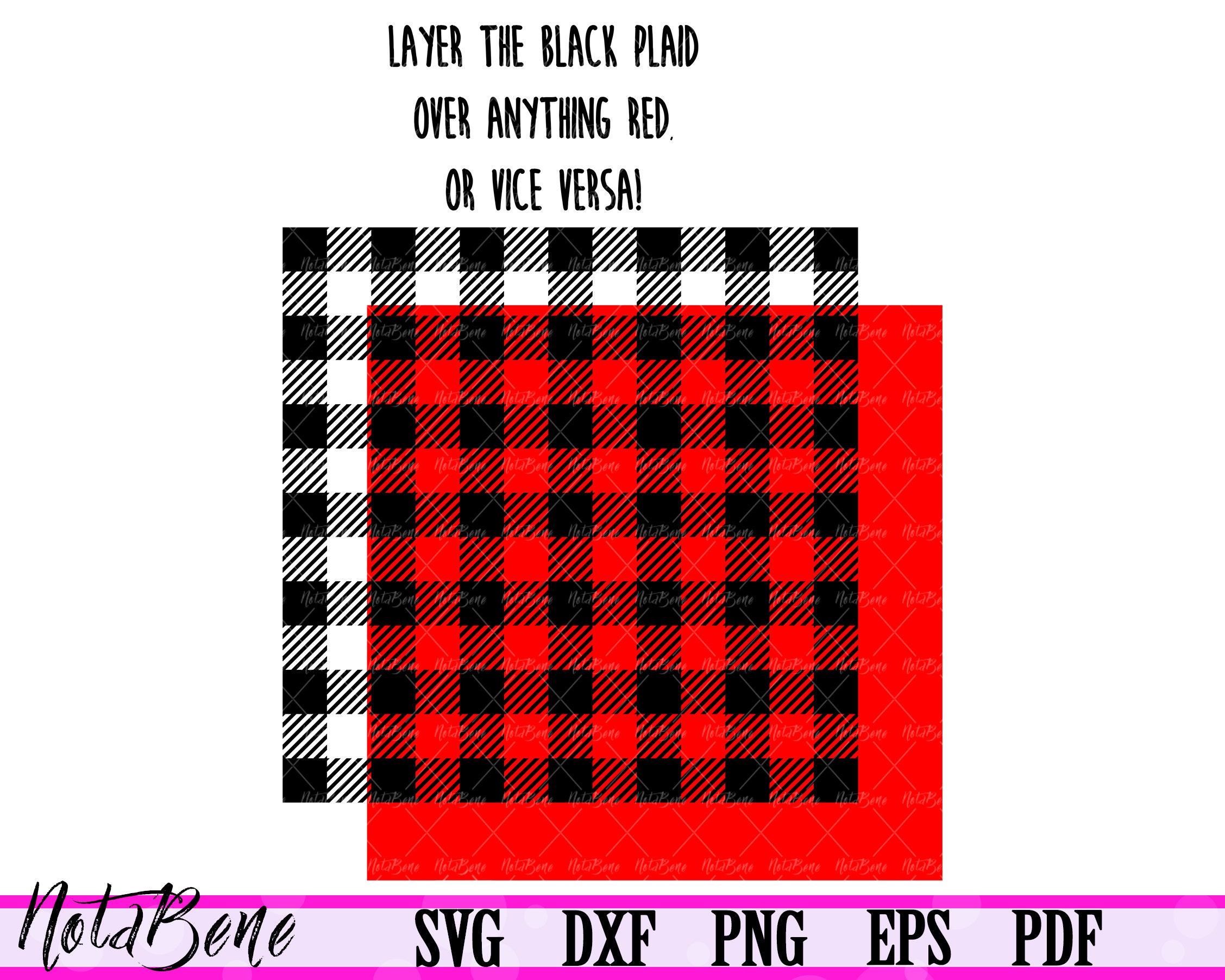 Christmas Buffalo Plaid SVG Buffalo Check Svg Tartan Svg | Etsy