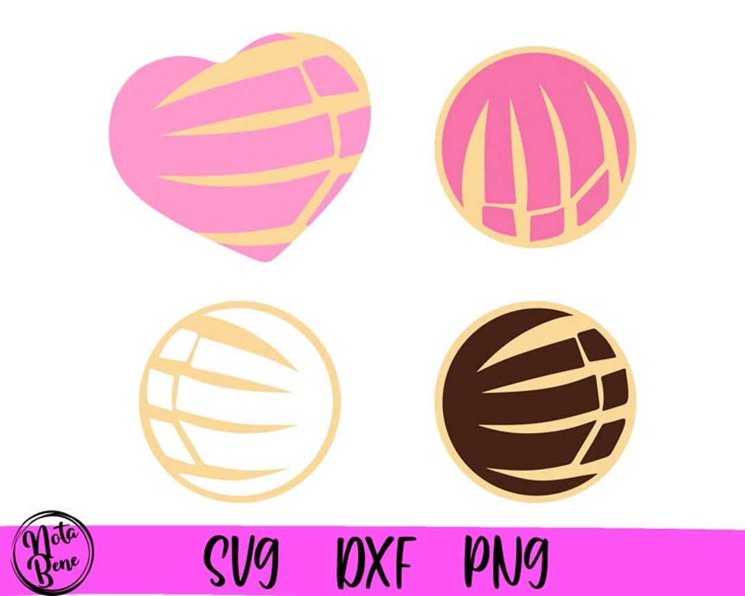 Mexican Pan Dulce Bundle SVG, Bakery Mexican Sweet Bread SVG, Conchas ...