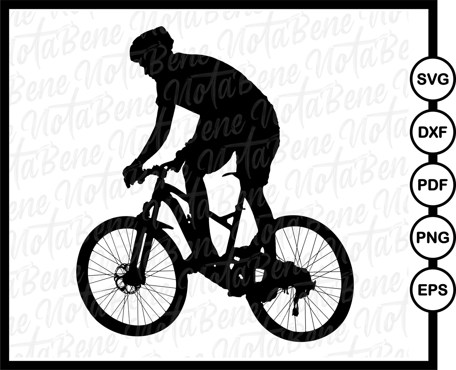Homme sur le fichier de coupe de SVG de vélo Svg de vélo de - Etsy France