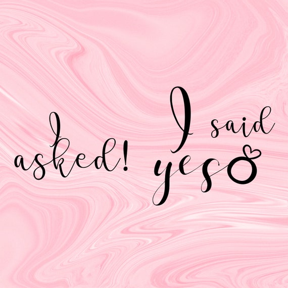 Clip Art & Image Files shirt svg Bride Tribe SVG File She said Yes SVG ...