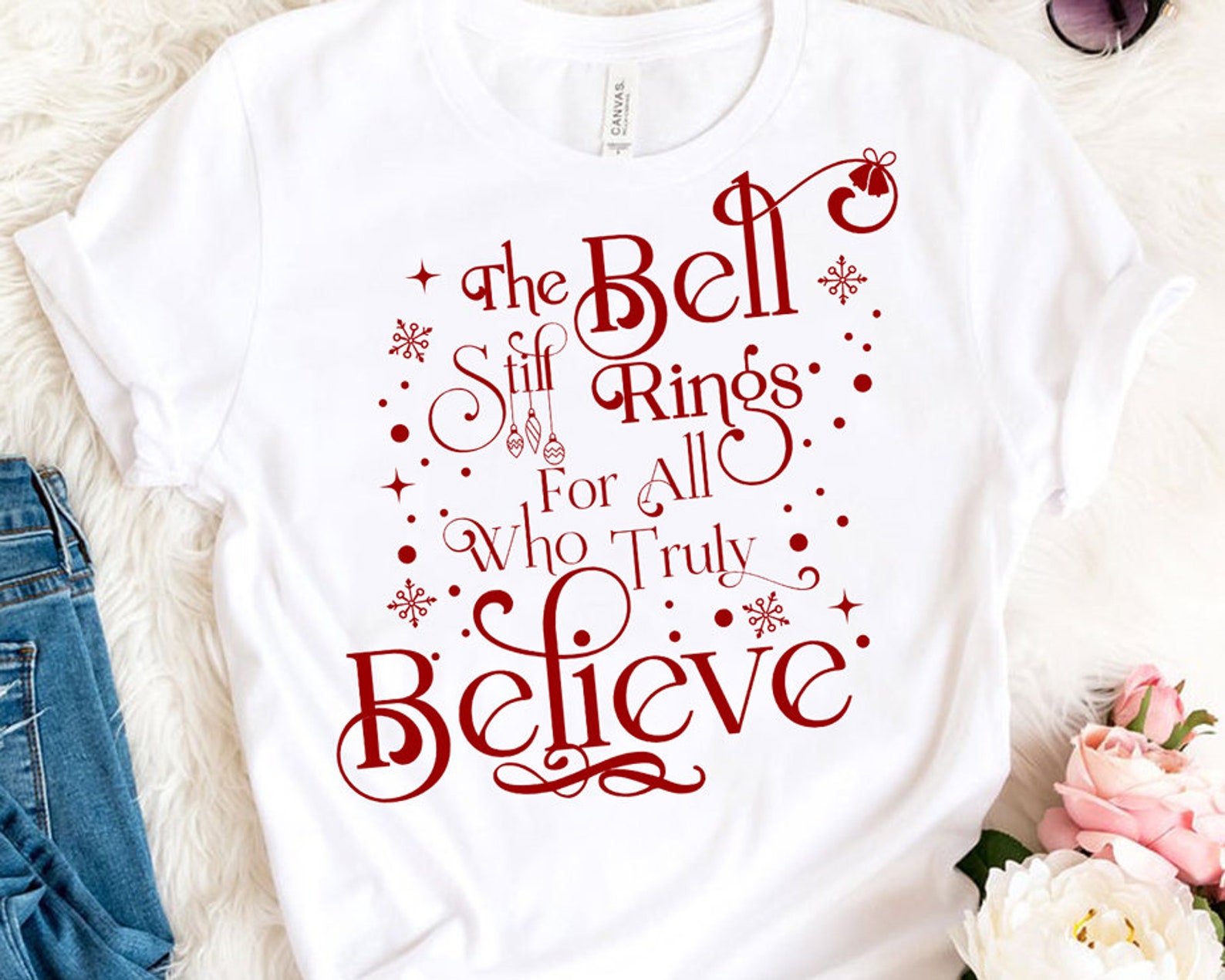 The Bell Still Rings SVG Believe Svg Christmas Svg Cricut | Etsy