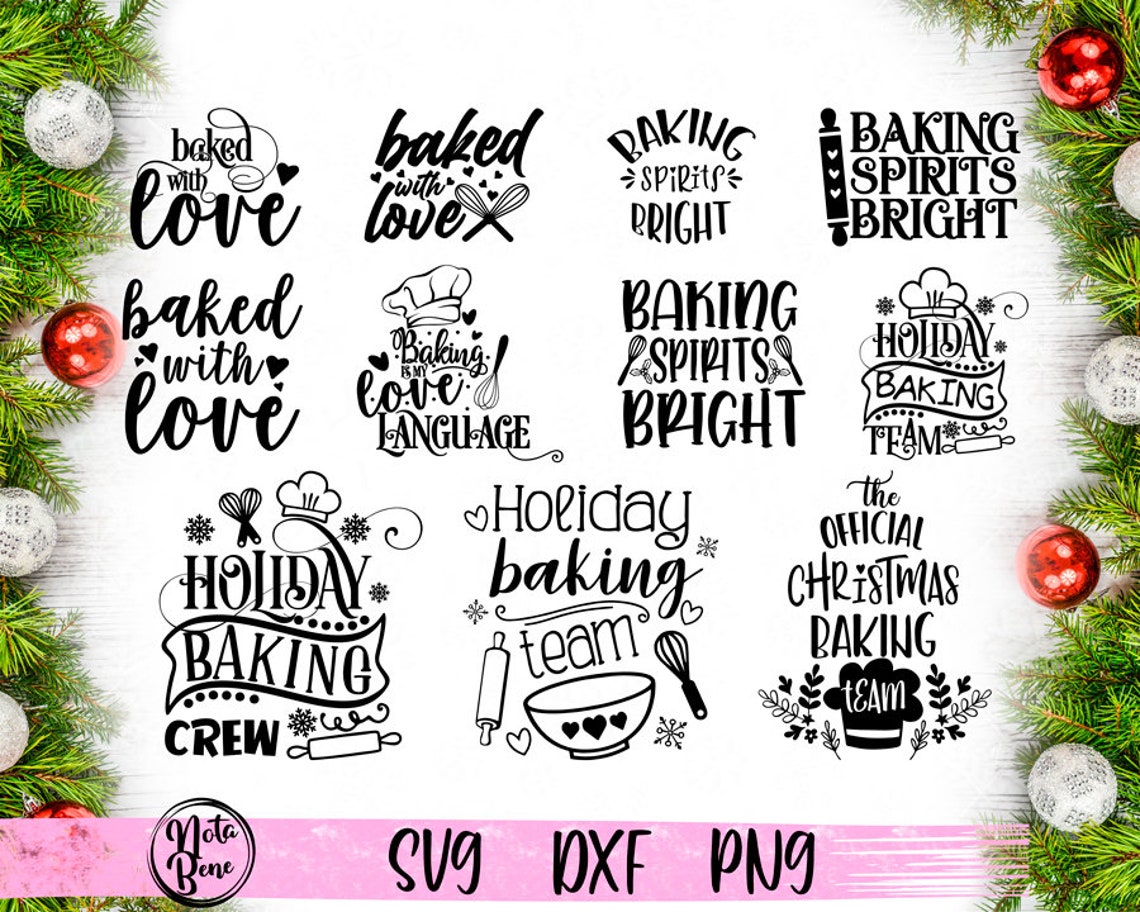Christmas Baking 11 SVG Bundle Christmas Apron Svg Holiday - Etsy