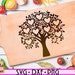 Family Tree SVG Nine 9 Hearts Svg Monogram Svg Family Tree - Etsy
