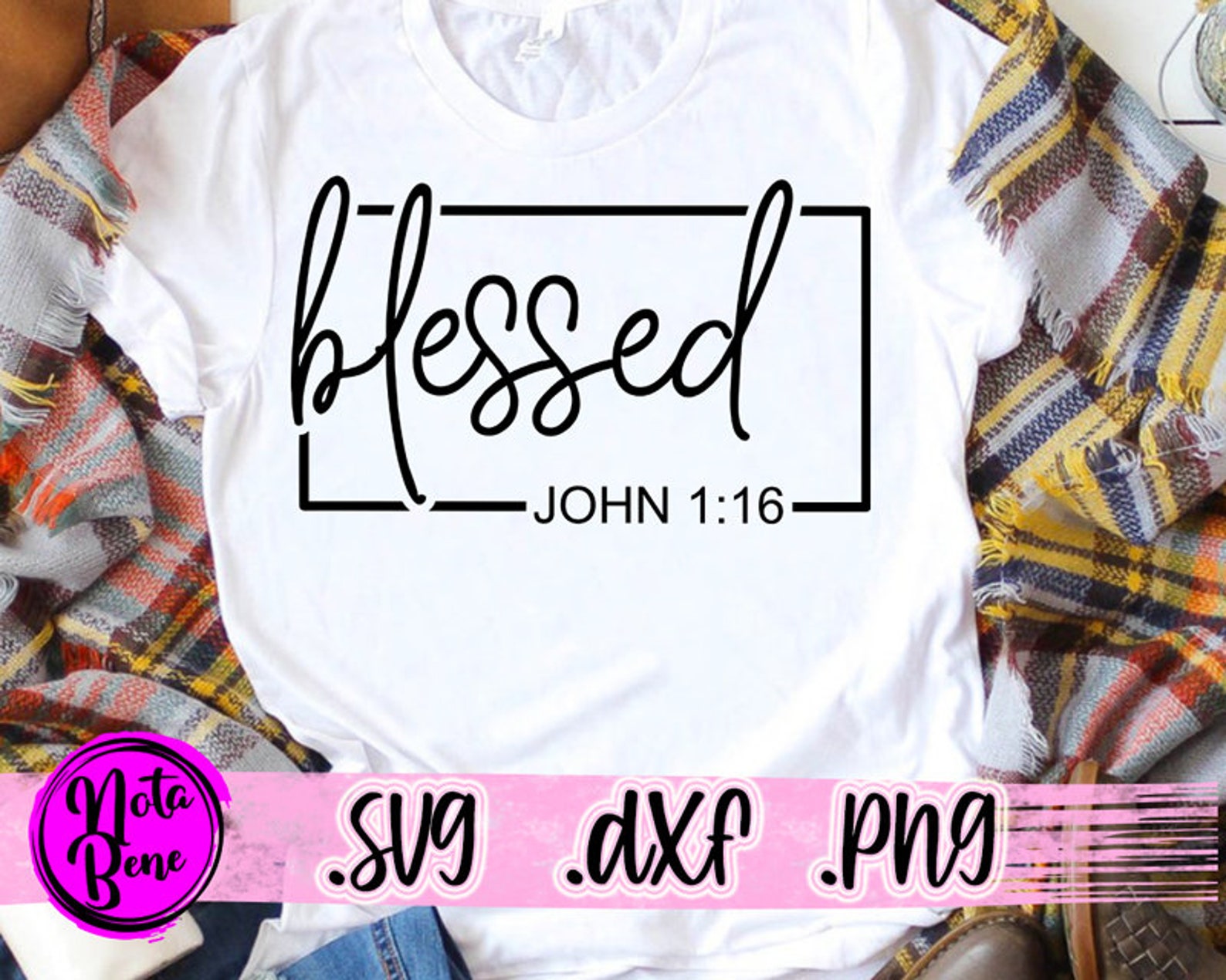Blessed SVG Cut File Bible Verse SVG Christian Svg - Etsy