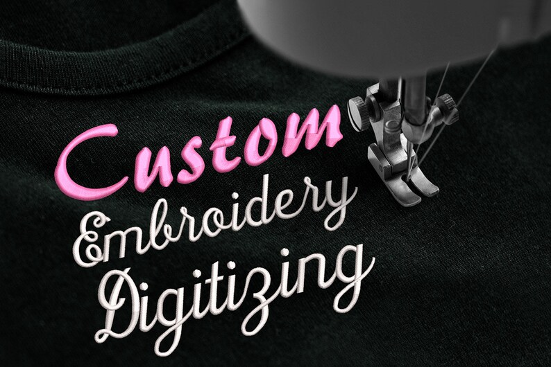 Custom Embroidery Design Personalized Machine Embroidery - Etsy