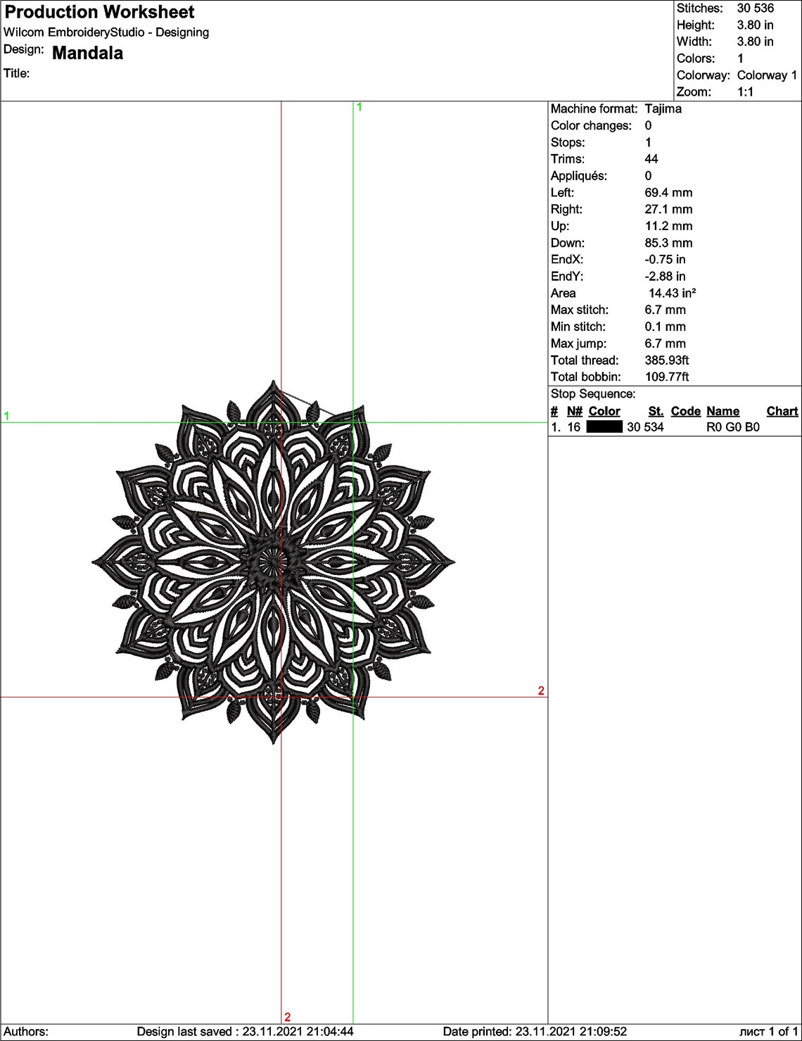 Mandala Embroidery Design Modern Embroidery Designs Machine - Etsy