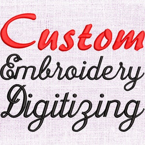 Custom Embroidery Design Personalized Machine Embroidery - Etsy