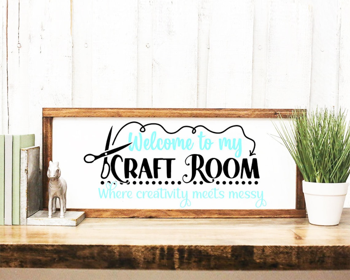 Welcome to My Craft Room SVG Cutting File, Crafting SVG, Funny Crafter ...