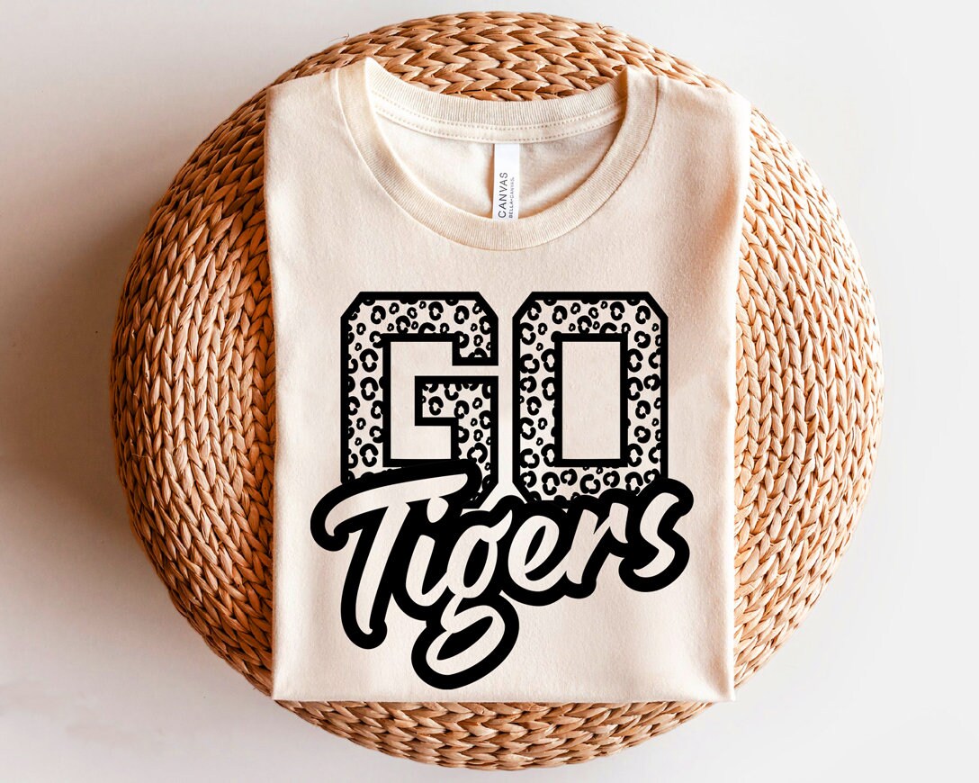 Go Tigers Leopard SVG Go Tigers Football Svg Run Tigers Svg - Etsy