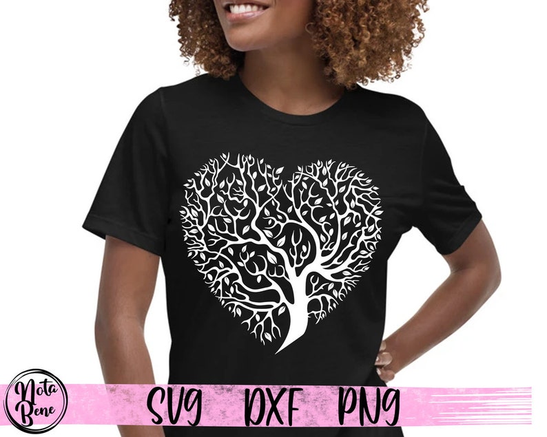 Heart Tree SVG Family Tree Svg Tree Monogram Family Tree | Etsy
