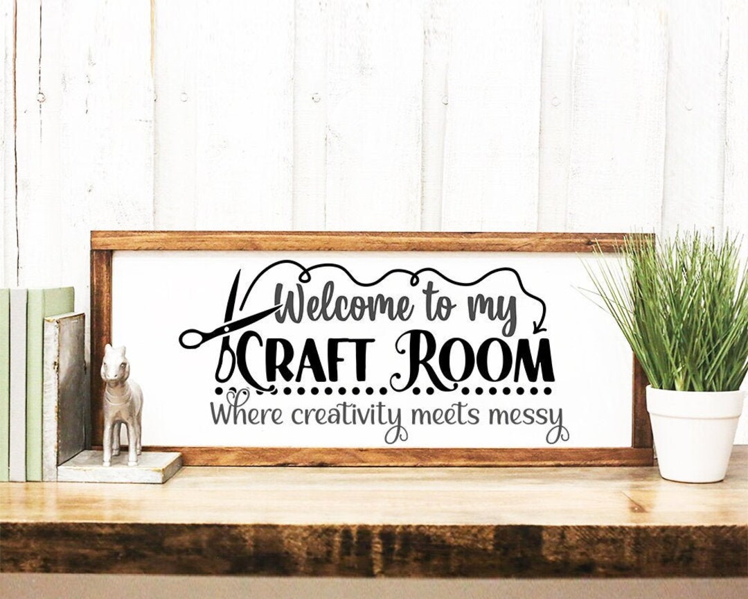 Welcome to My Craft Room SVG Cutting File, Crafting SVG, Funny Crafter ...