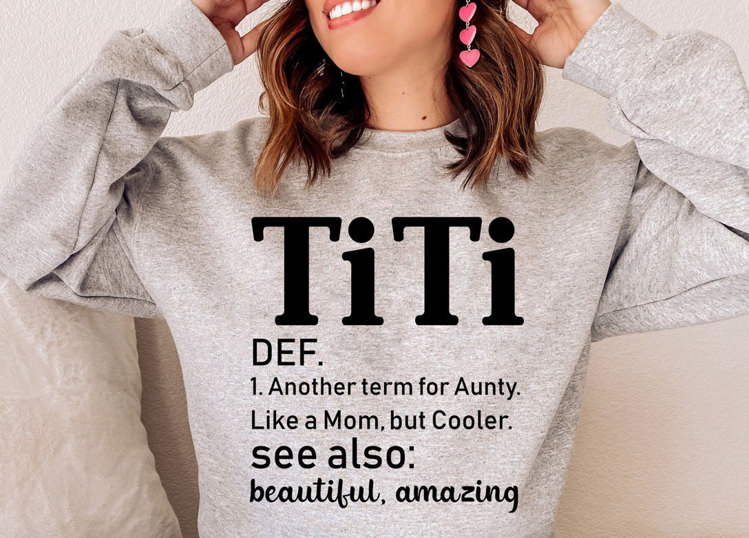 Titi Definition SVG, Aunt Auntie BAE Png, Godmother Svg Cut File ...