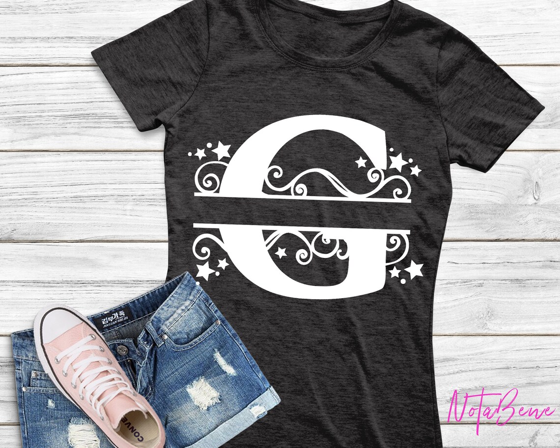 G Split Monogram SVG Split Letter G SVG Divided Initial G - Etsy