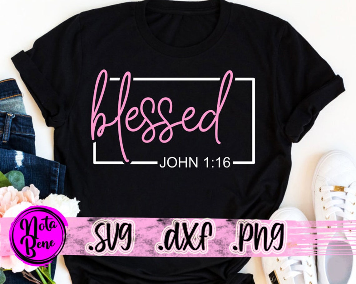 Blessed SVG Cut File Bible Verse SVG Christian Svg - Etsy