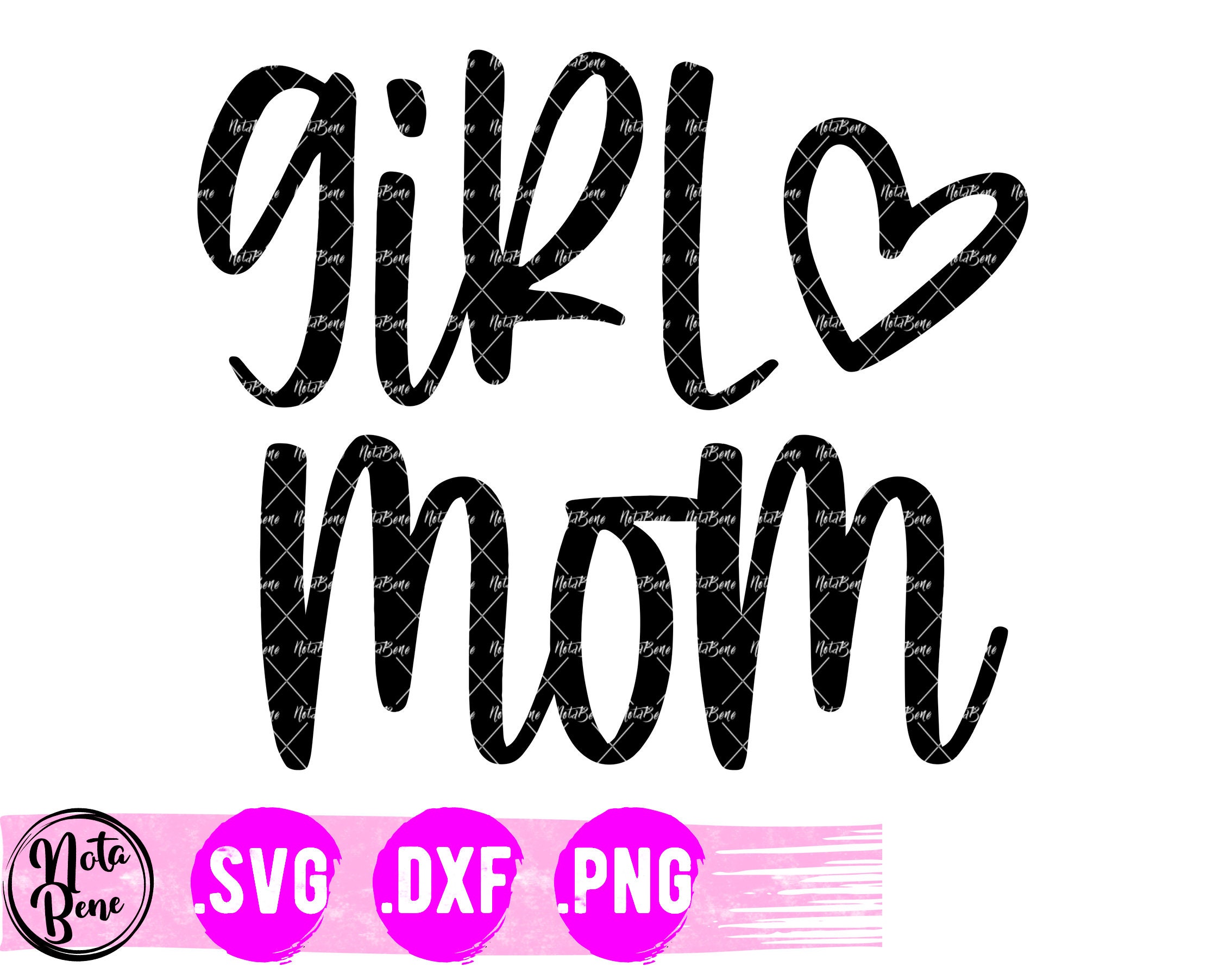 Girl Mom SVG Mama Mommy Mom of Girls Cut File Cricut Mother of | Etsy