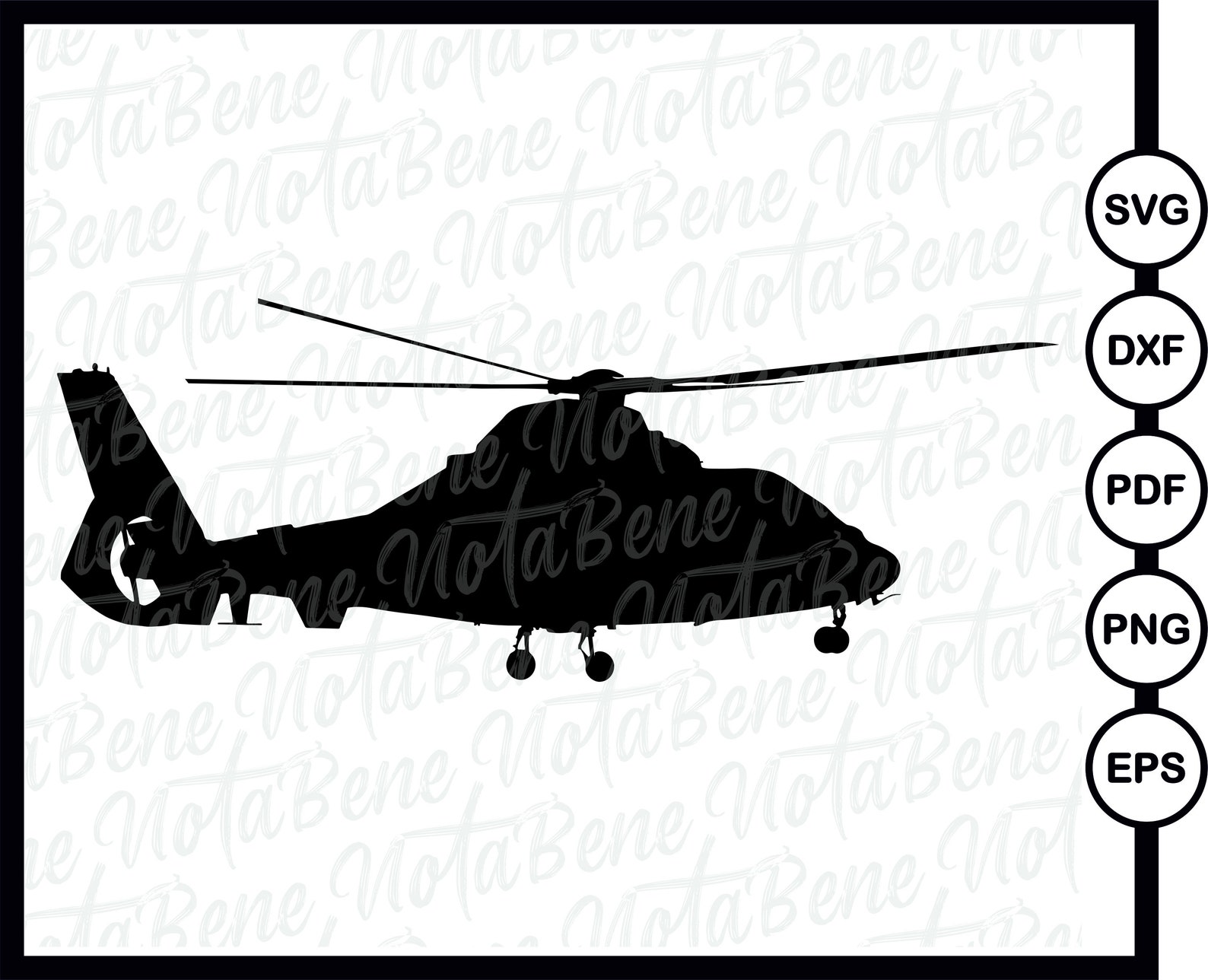 Helicopter SVG Helicopter Cut File Helicopter Clipart | Etsy