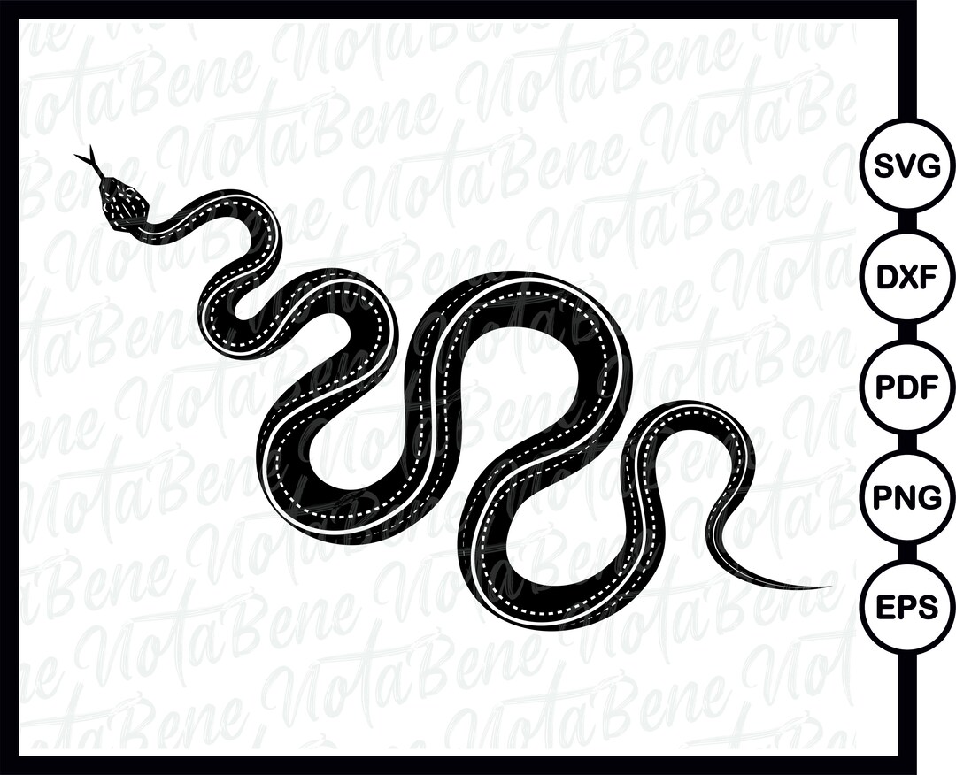 Snake SVG Snake Cut File Snake Clipart Snake Clip Art - Etsy