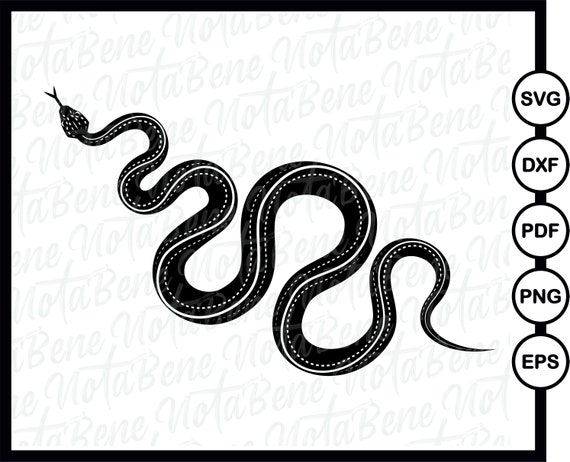 Snake SVG Snake Cut File Snake Clipart Snake Clip Art | Etsy