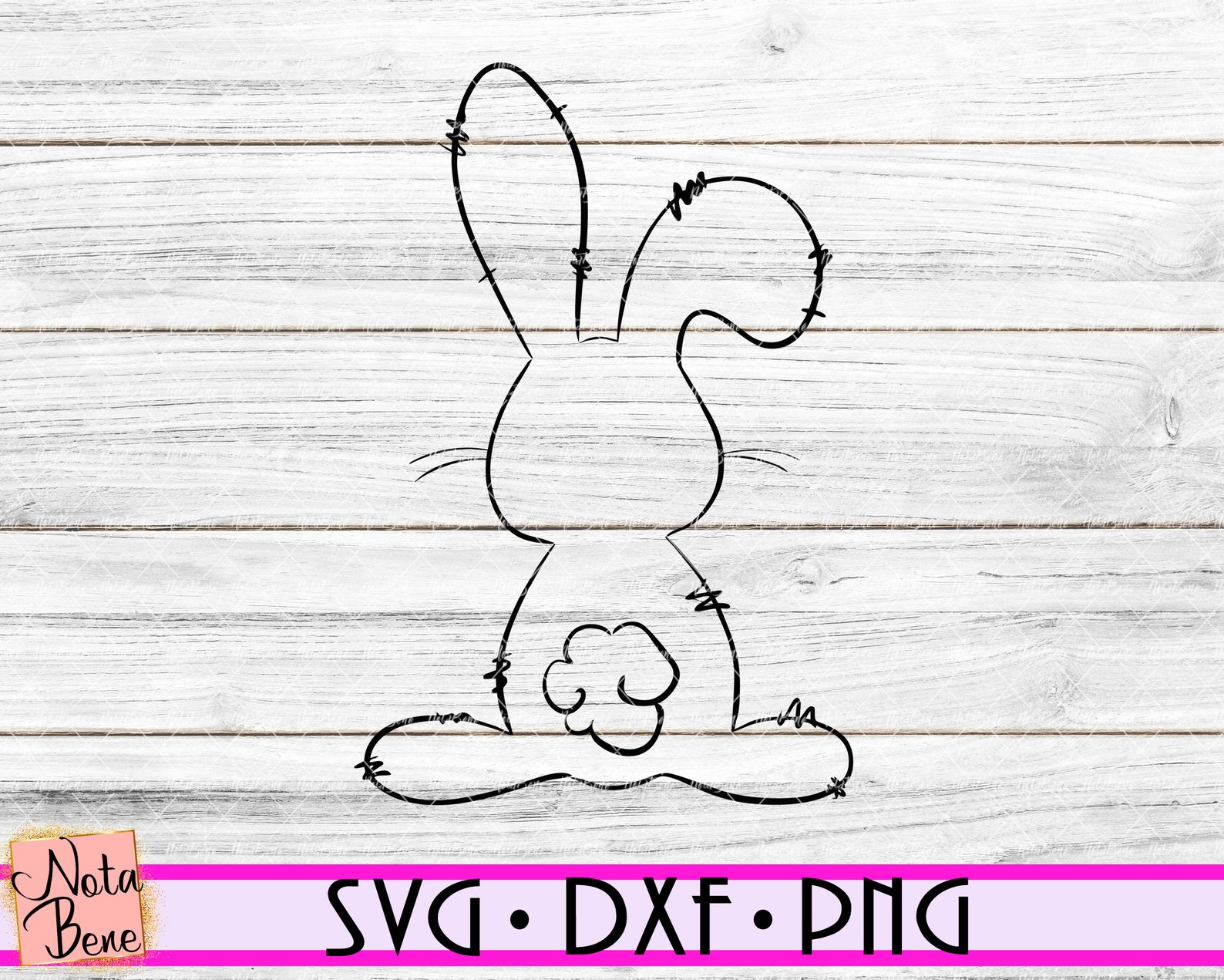 Easter SVG Easter Bunny Silhouette SVG Bunny Svg Cut File - Etsy