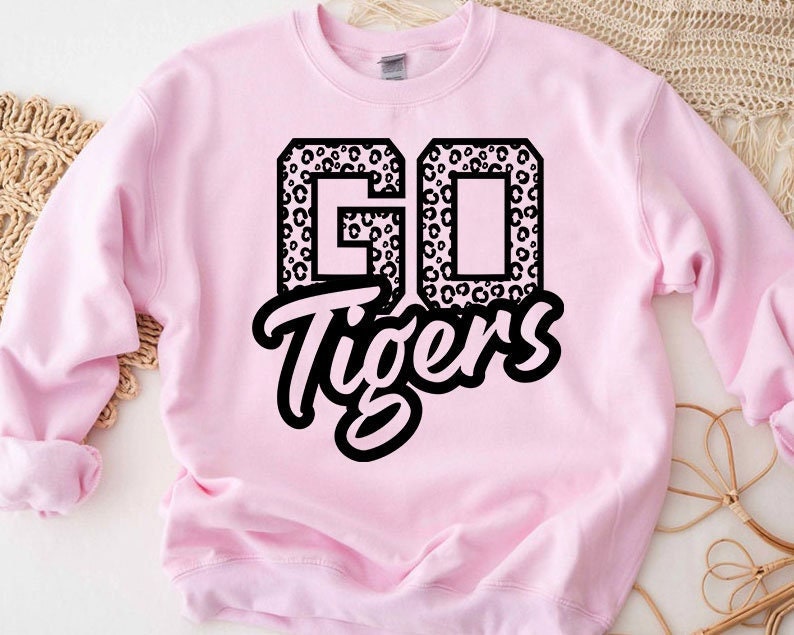 Go Tigers Leopard SVG Go Tigers Football Svg Run Tigers Svg - Etsy