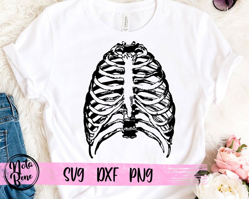 Ribs SVG Funny Halloween Clipart Cricut Cut file Vector | Etsy