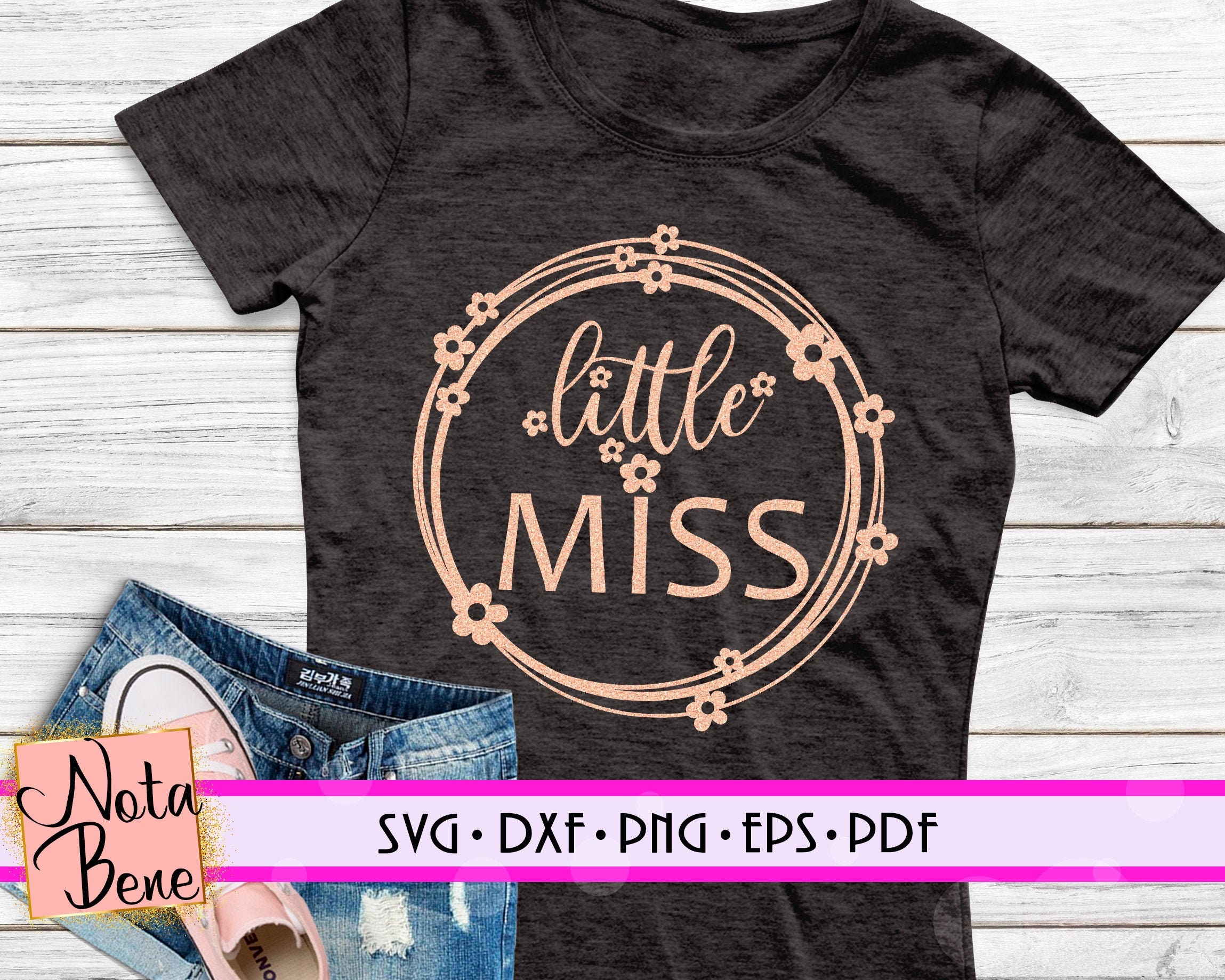 Little Miss SVG Baby Girl SVG Birthday Svg Cut File Little | Etsy
