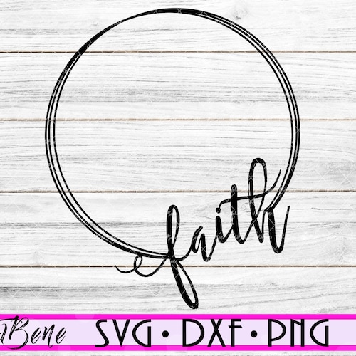 Cross Circle Frame SVG Faith Religion Monogram Frame Circle - Etsy