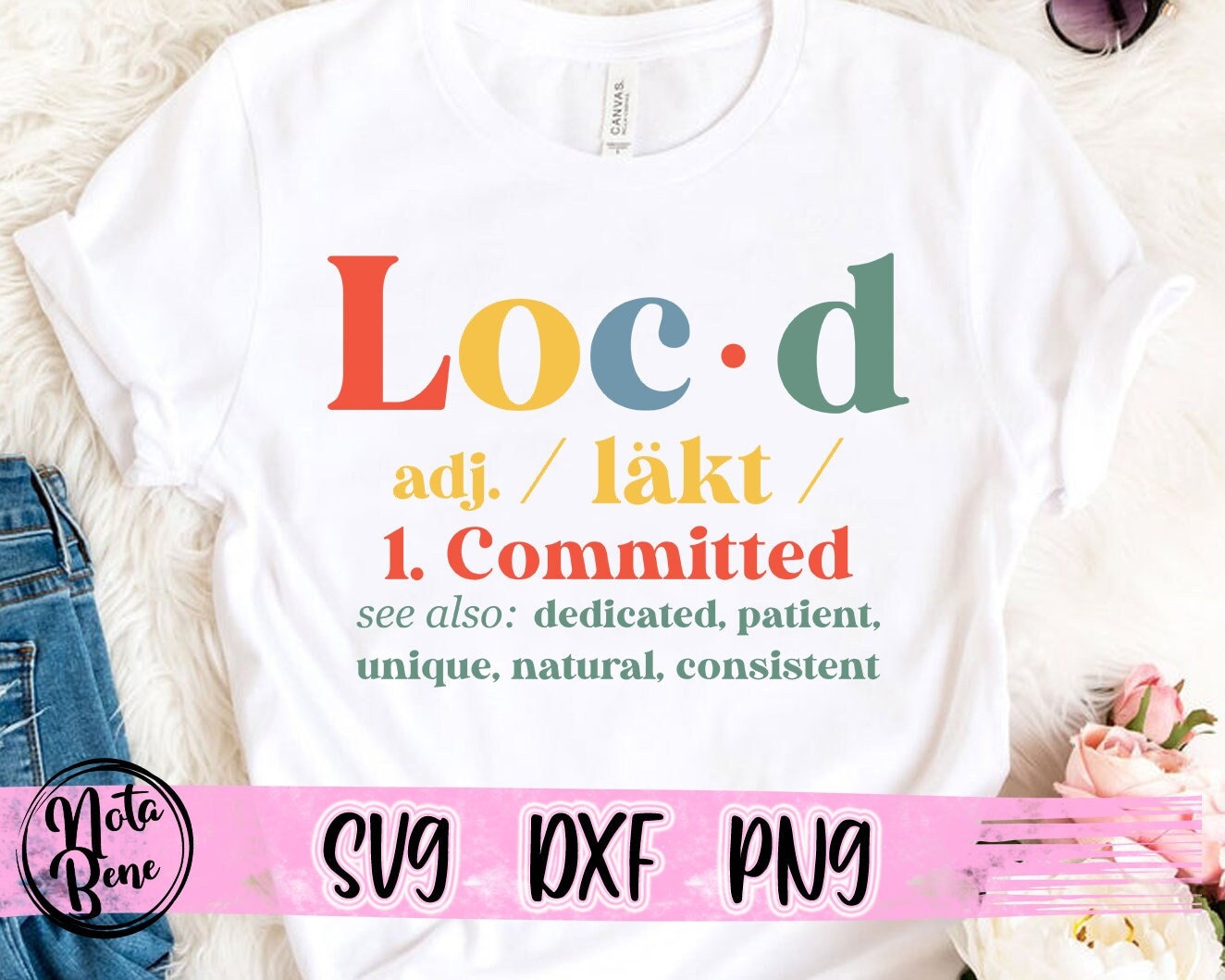 Loc'd Definition SVG Locs Style Svg Loc D for Queens - Etsy