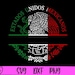 Mexican Eagle Split Monogram SVG, Tricolor Mexico Coat of Arms Svg ...