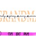 CUSTOM Split Grandma SVG, Personalized Grandma Sign Svg, Mothers Day ...