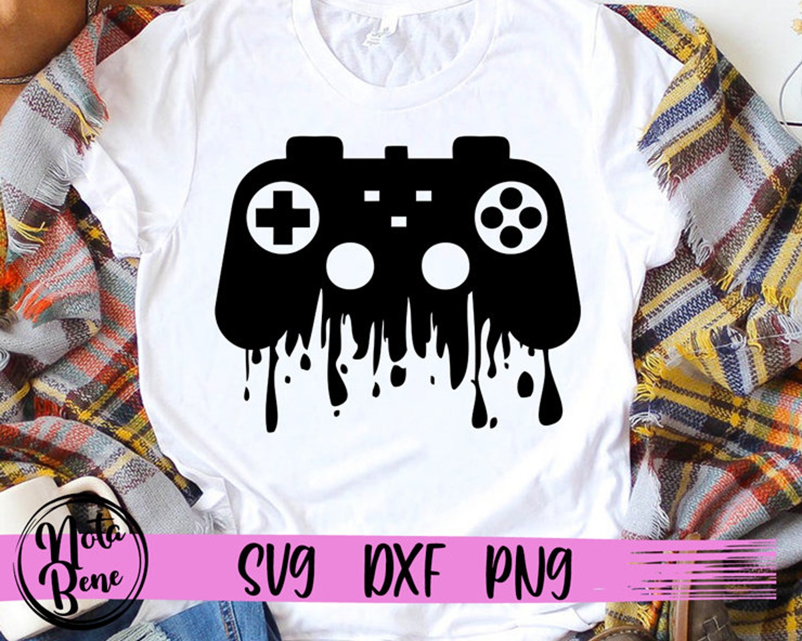 Game Controller Dripping Svg, Gamer Controller Svg, Gaming Svg Cricut ...