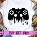 Game Controller Dripping Svg, Gamer Controller Svg, Gaming Svg Cricut ...