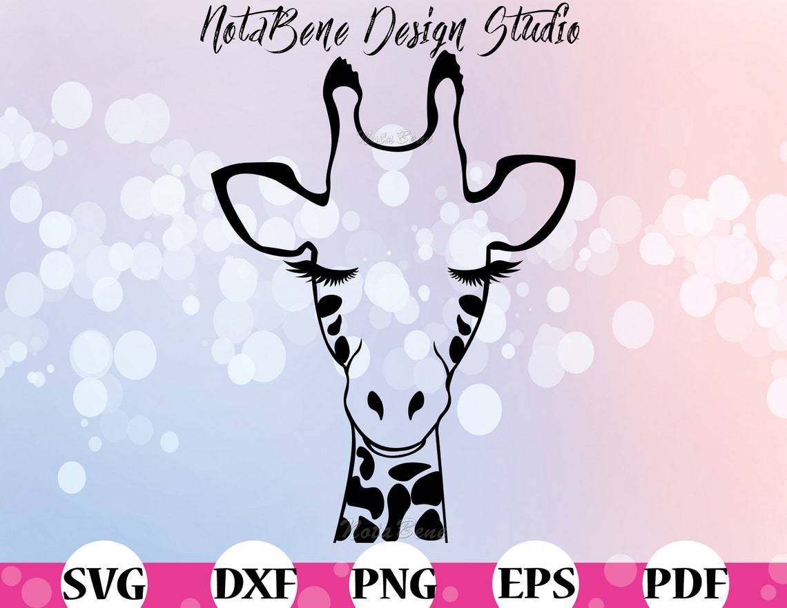 Cute Giraffe 2 SVG Fun Giraffe Face in Glasses Svg Safari - Etsy