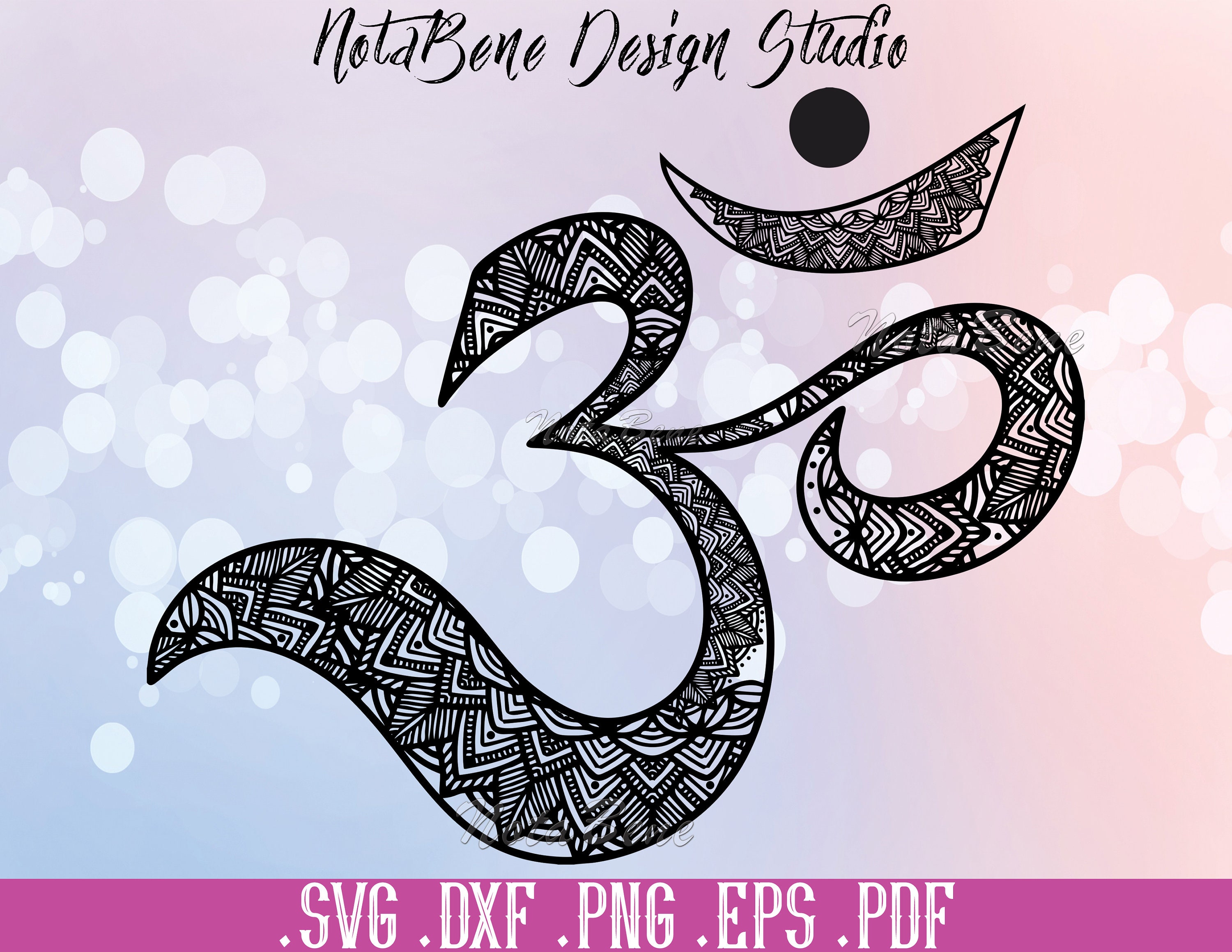 Clip Art & Image Files Card Making & Stationery Aum Cut Files For ...