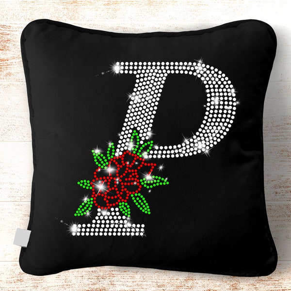 Rhinestone Monogram - Etsy