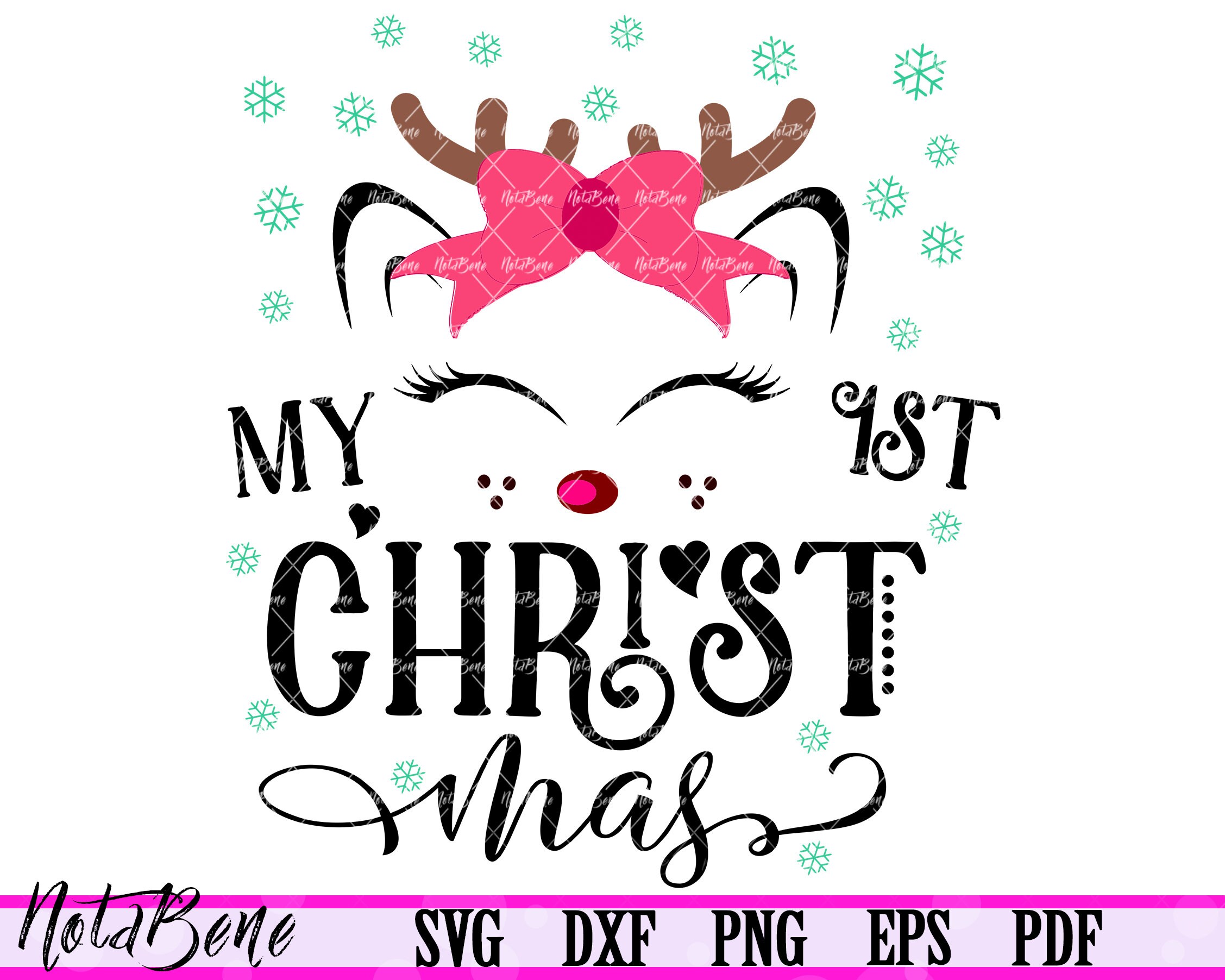 My First Christmas Svg My 1st Christmas Svg Christmas Baby - Etsy