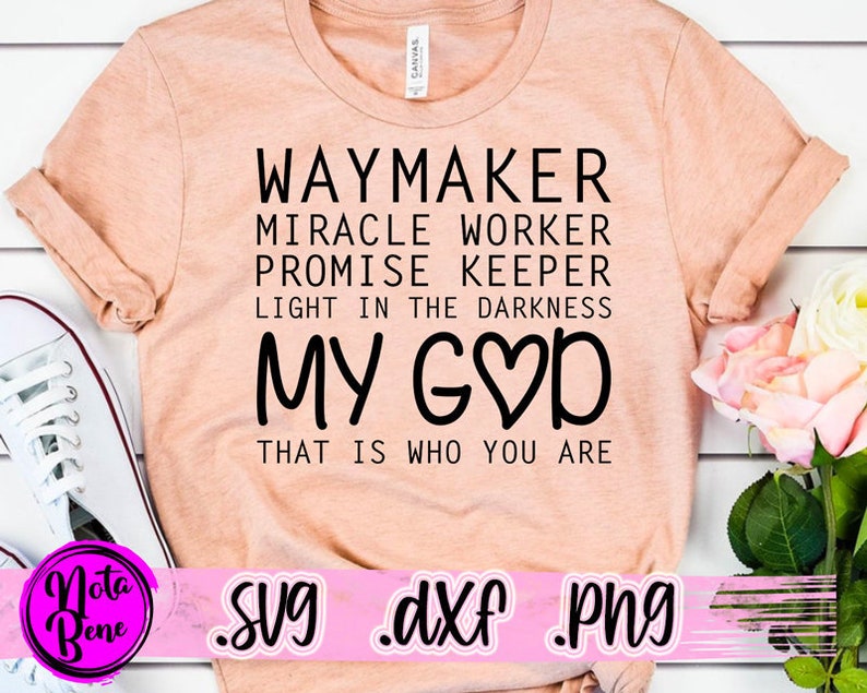 Waymaker SVG Cut File Miracle Worker SVG Promise Keeper | Etsy