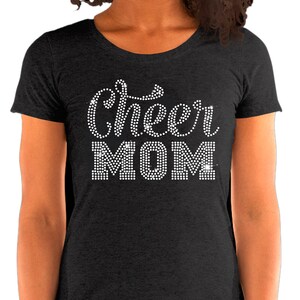 CHEER MOM Rhinestone Template SVG, Cheerleader Mom Rhinestones Svg ...