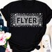 FLYER Rhinestone Template SVG, Cheerleader Top, Scattered Spray Effect ...