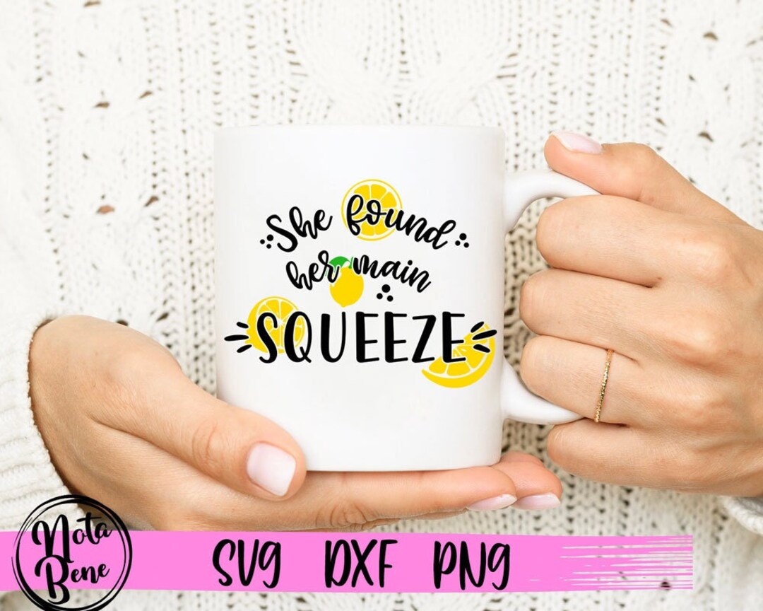 She Found Her Main Squeeze SVG, Bridal Shower Svg, Lemons Svg ...