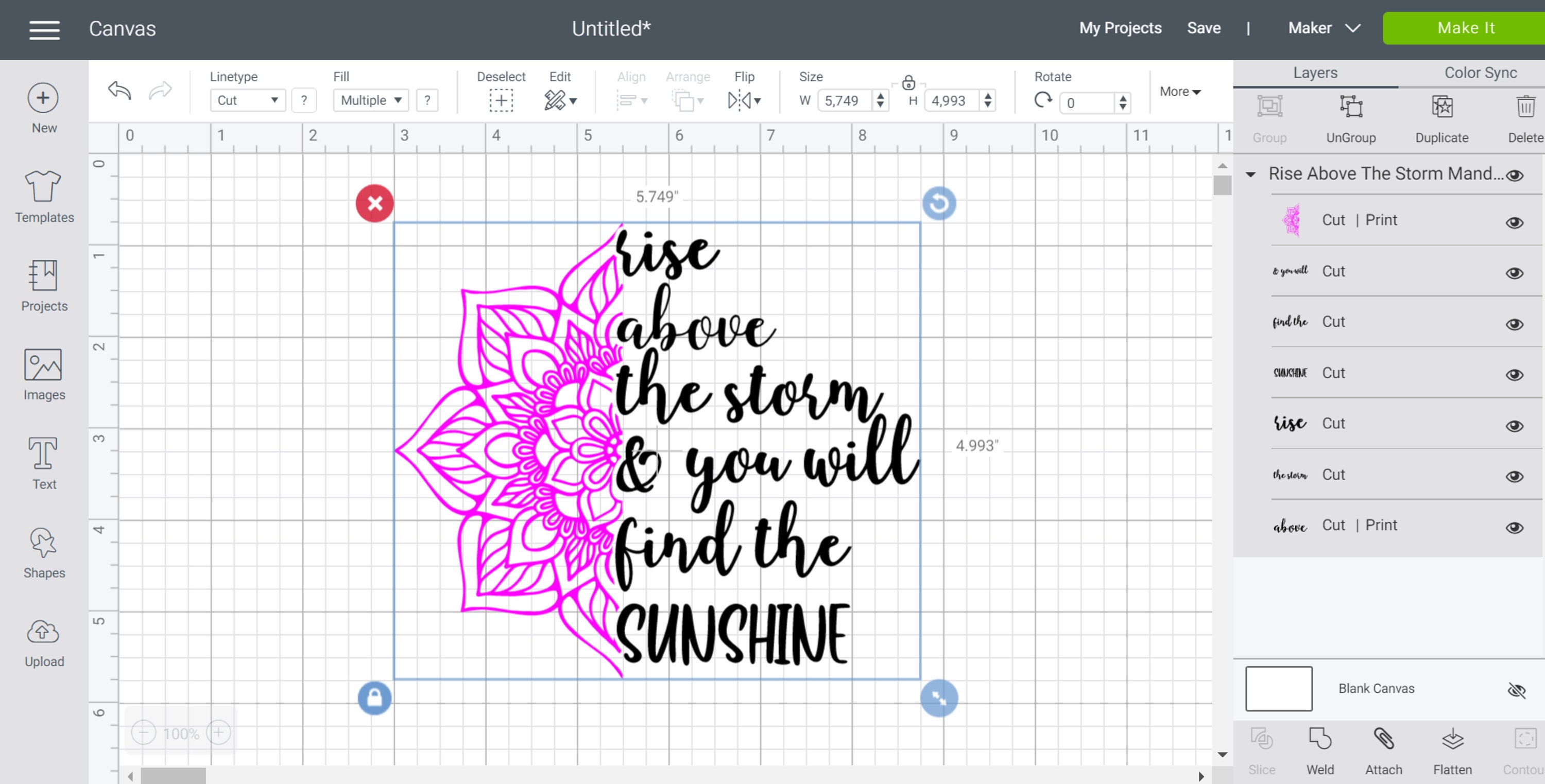 Inspirational SVG Rise Above The Storm and You Will Find the | Etsy