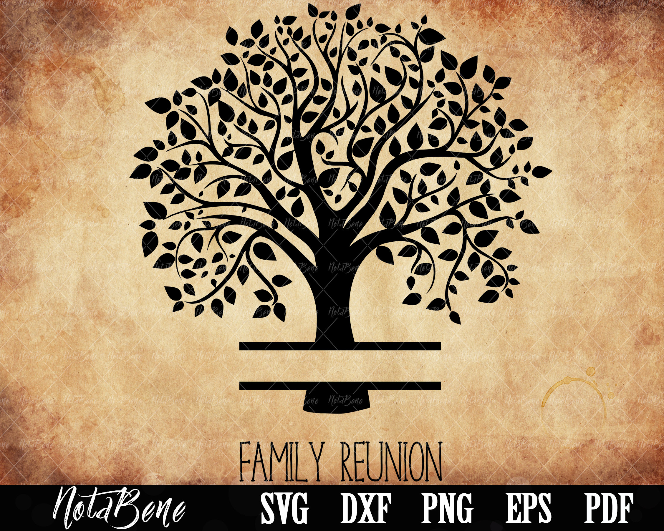 Family Reunion Svg Family Tree Svg Family Svg Tree Monogram - Etsy