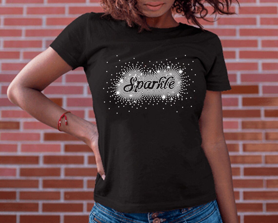 Sparkle Rhinestone Template SVG, Sparkle Scatter Svg, Cheerleader ...