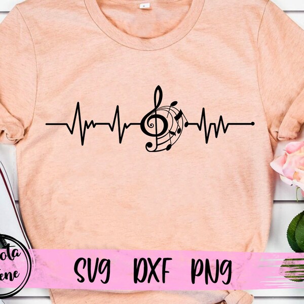 Heartbeat Svg - Etsy
