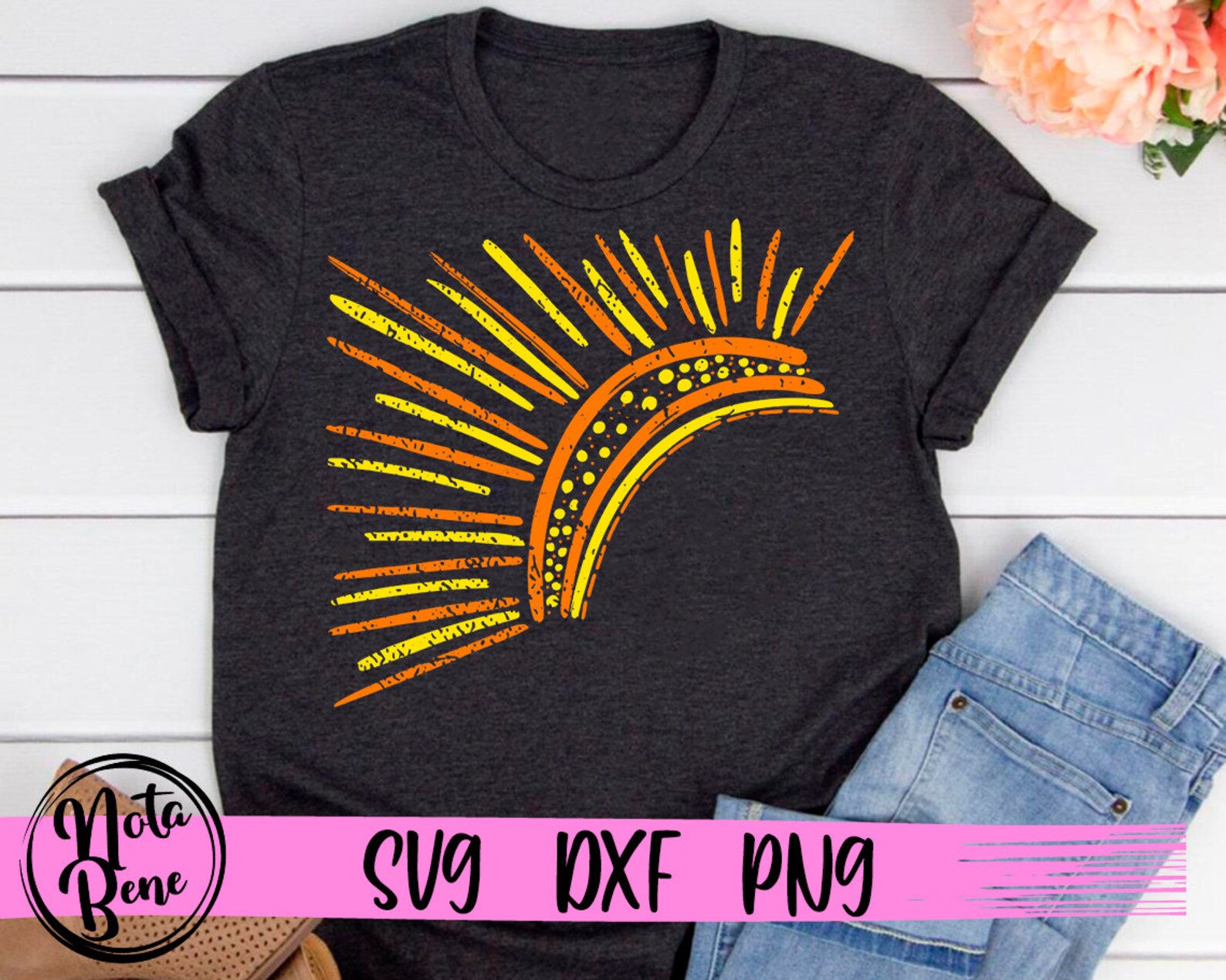 Grunge Sunshine Svg Distressed Sun Svg Sun Rays Svg Sunshine - Etsy