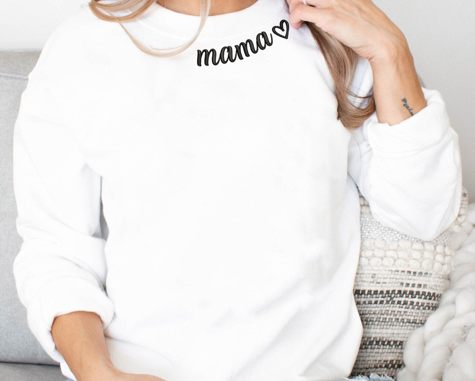 Curved Mama Machine Embroidery, Collar Mom Neckline Embroidery Design ...