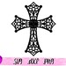 Intricate Cross SVG, Christian Cross Svg, Zentangle Cross, Faith Svg ...
