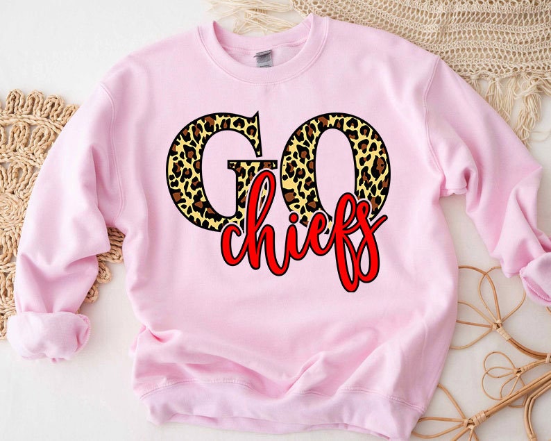 LAYERED Leopard Chiefs SVG Go Chiefs Svg Leopard Print Svg - Etsy