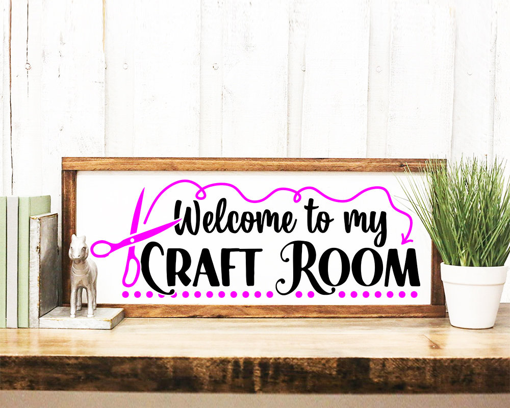 Welcome to My Craft Room SVG Cutting File Crafting SVG Funny - Etsy
